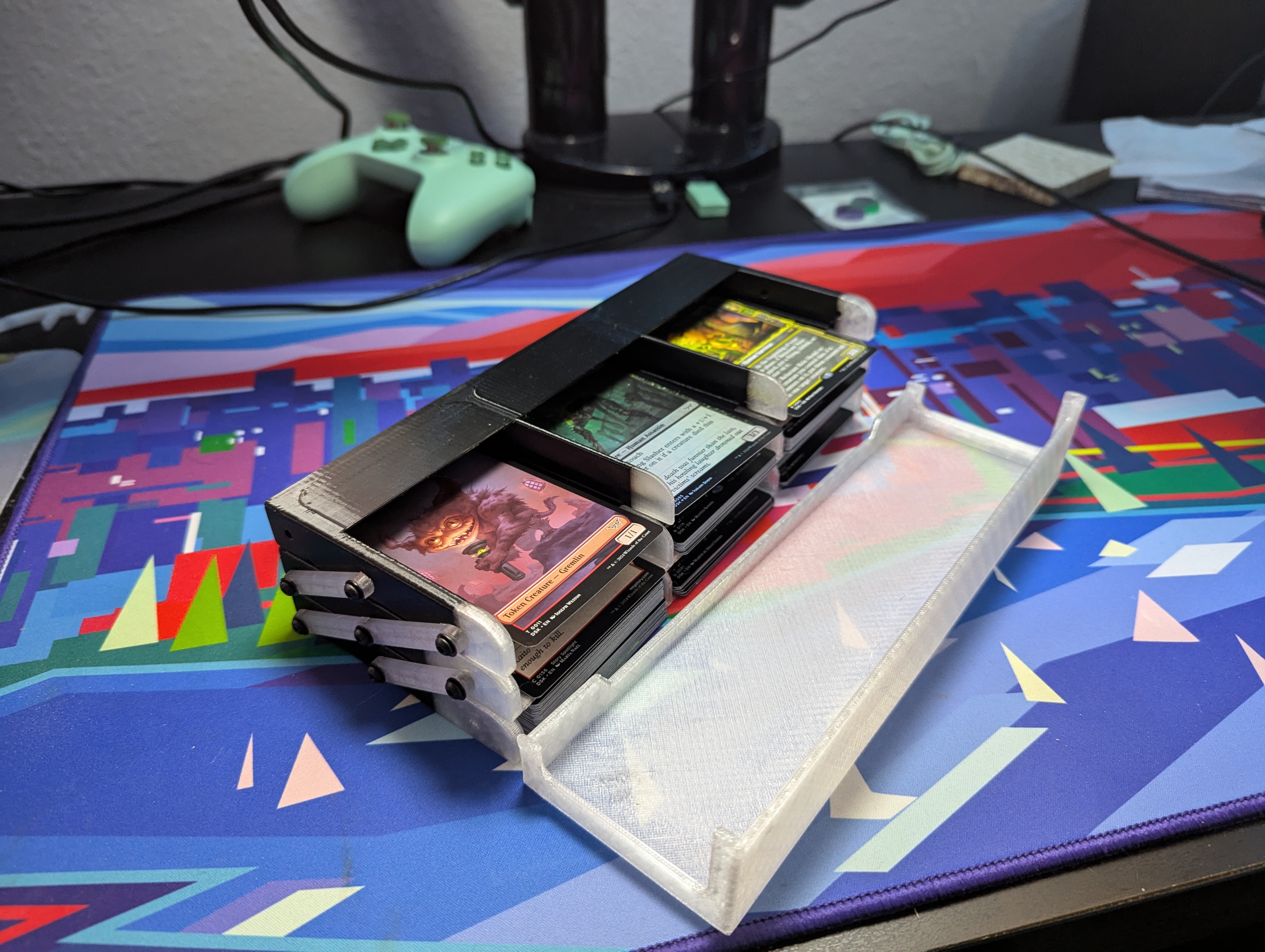 Mtg Card foldable Tray / Sorting Tray 405 cards by SnowPig | Download ...