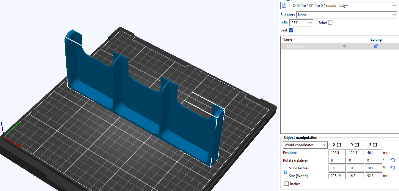 Mtg Card foldable Tray / Sorting Tray 405 cards by SnowPig | Download ...