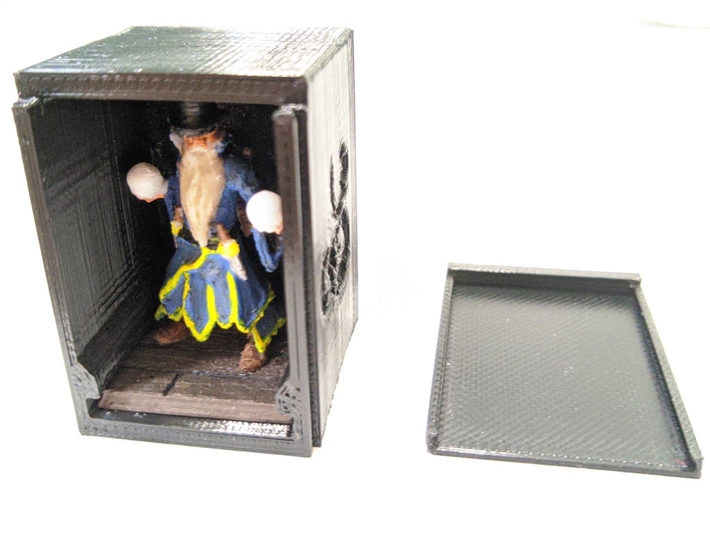 D&D Miniature Figurine box for Heroforge models by nanopino | Download ...