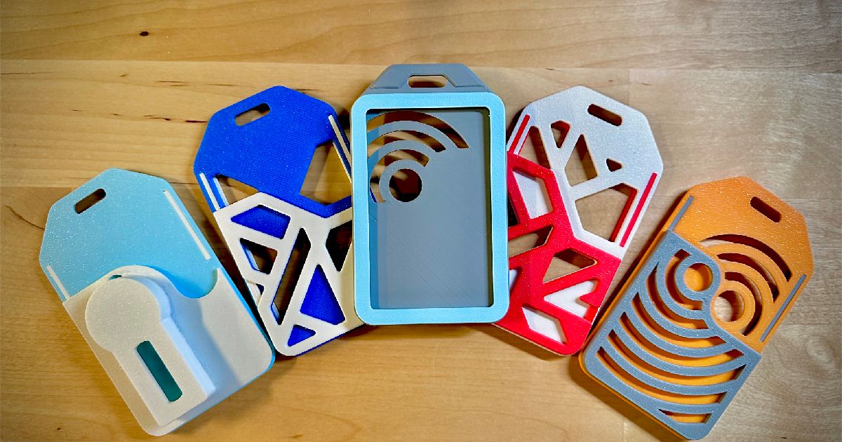 Modular Badge Holders (RSA + Card) by brad paiva | Download free STL ...