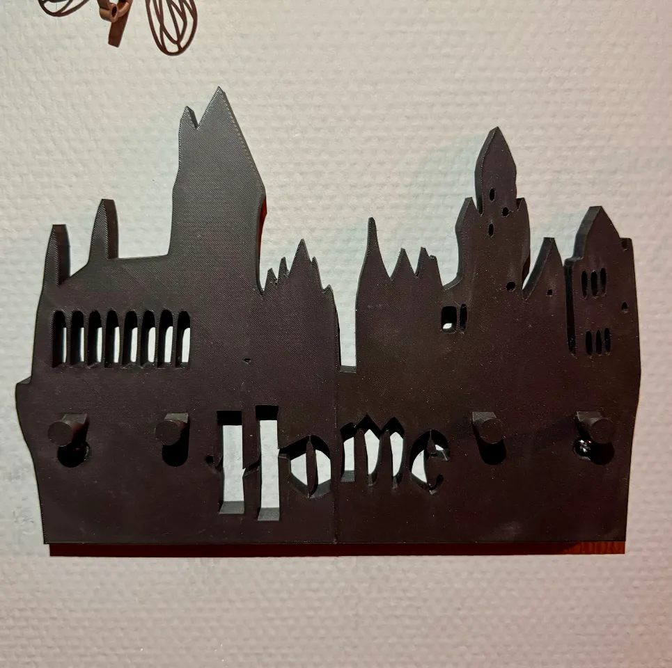 Hogwarts key hanger by Achduka | Download free STL model | Printables.com
