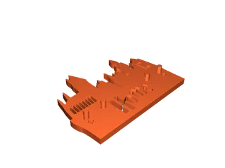 Hogwarts key hanger by Achduka | Download free STL model | Printables.com