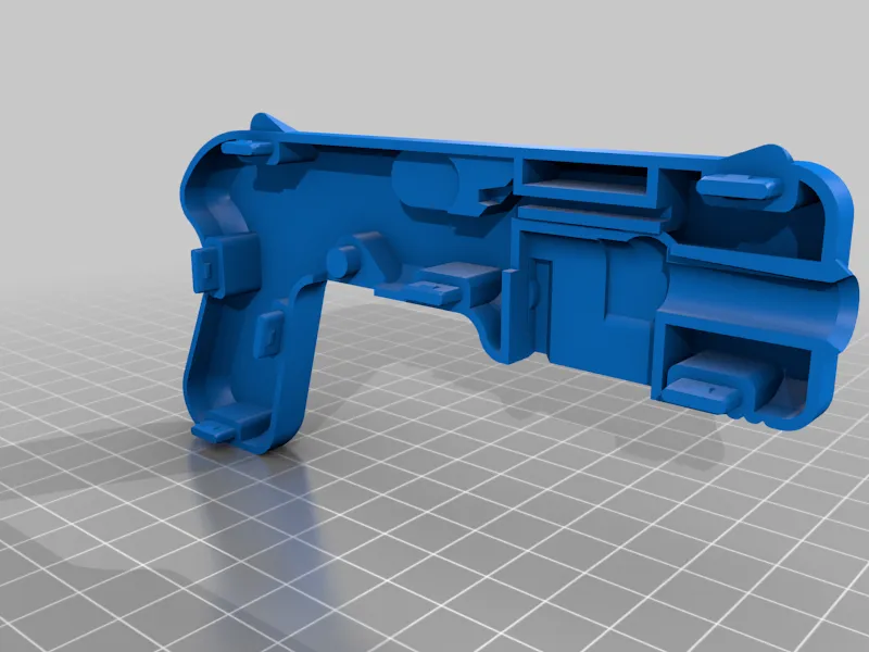 Tiny Toy Blaster V2 (6mm Airsoft Toy Gun) No Glue, No Fasteners: Just ...