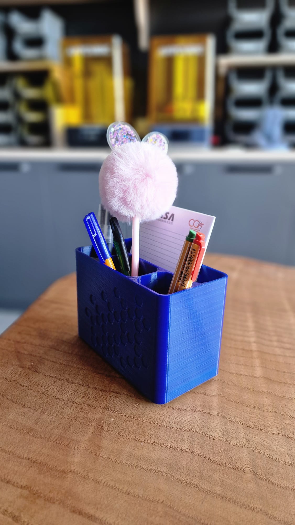 Desk Organizer Honeycomb Design by PMP 3D | Download free STL model | Printables.com