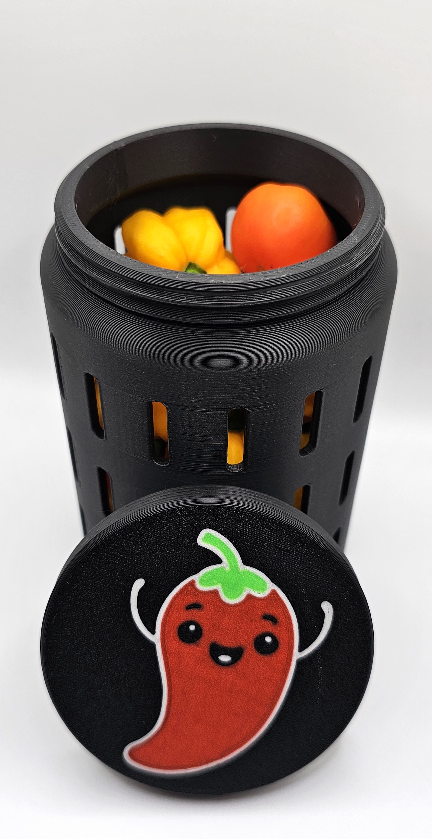 Chili jar with coarse threading. by Timo | Download free STL model ...