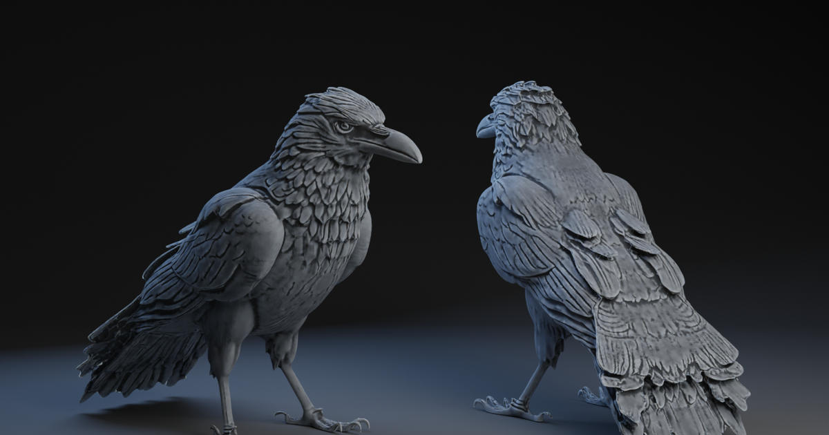 Preeing Raven Remixed by Maderen MakerWorld: Download Free 3D Models