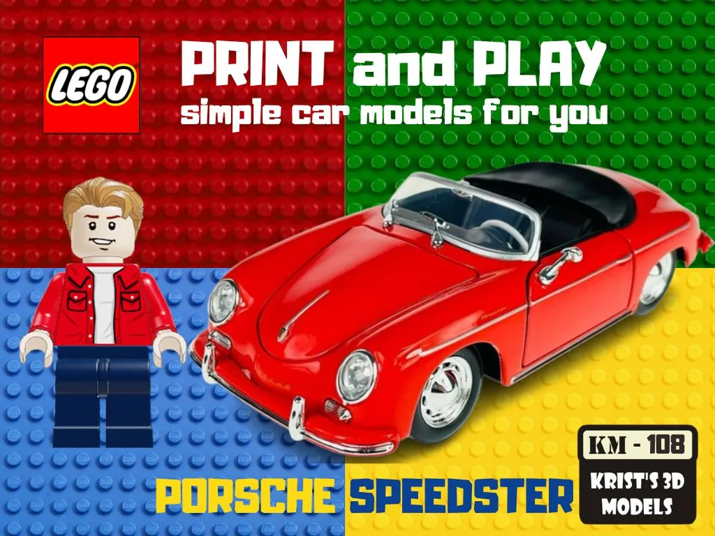 LEGO PORSCHE SPEEDSTER by Mgr. Pavel Krist | Download free STL model ...