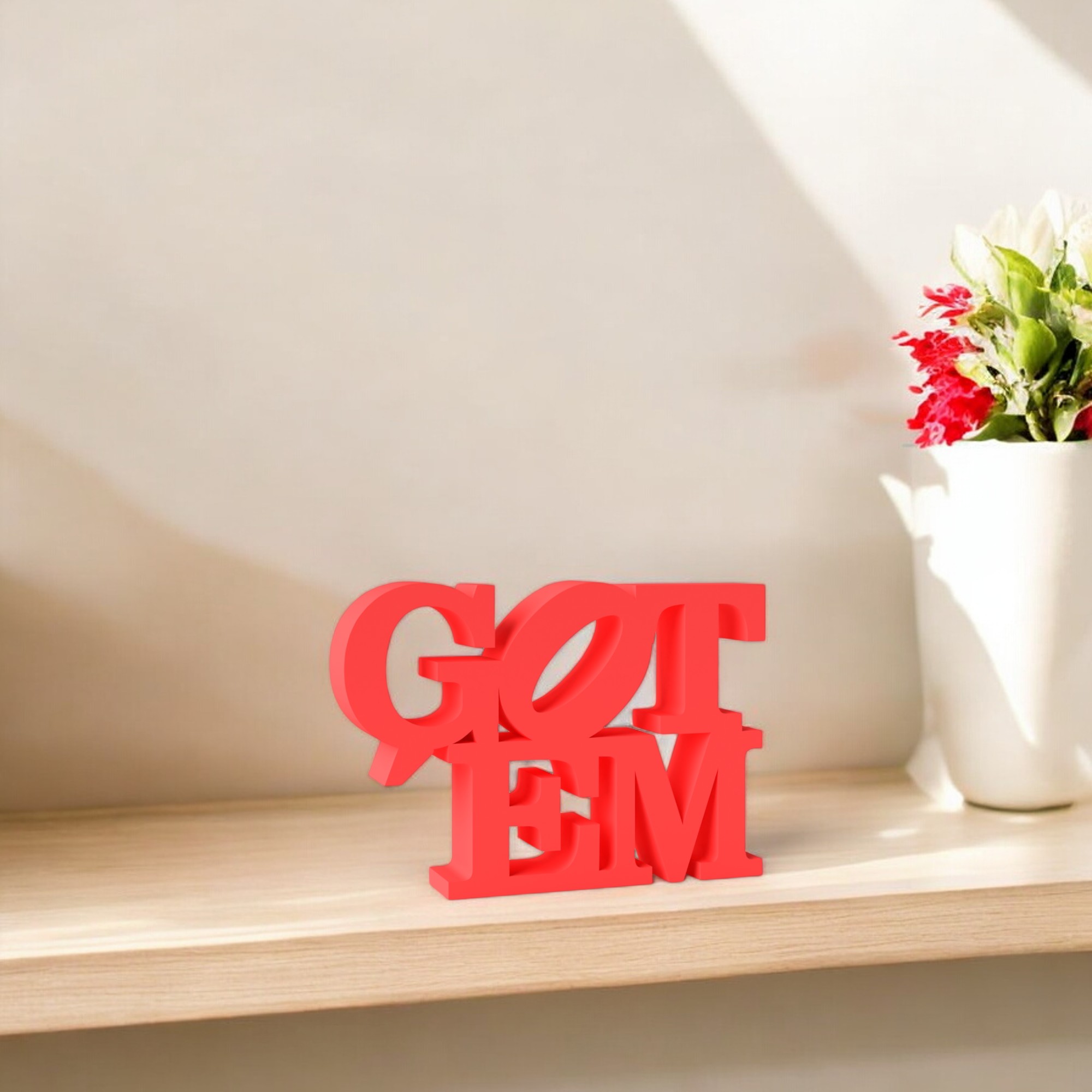 GOT'EM Sculpture by Levytek | Printables Store