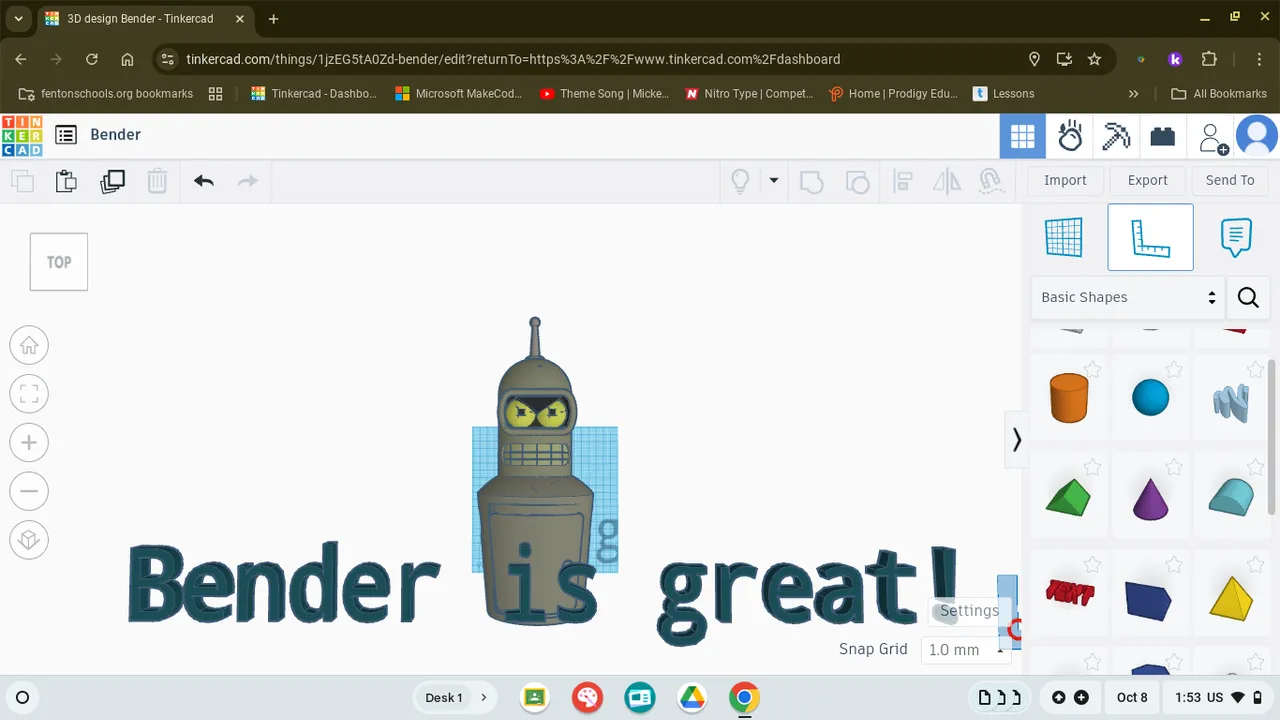 Bender is great by Derek Golinski | Download free STL model | Printables.com