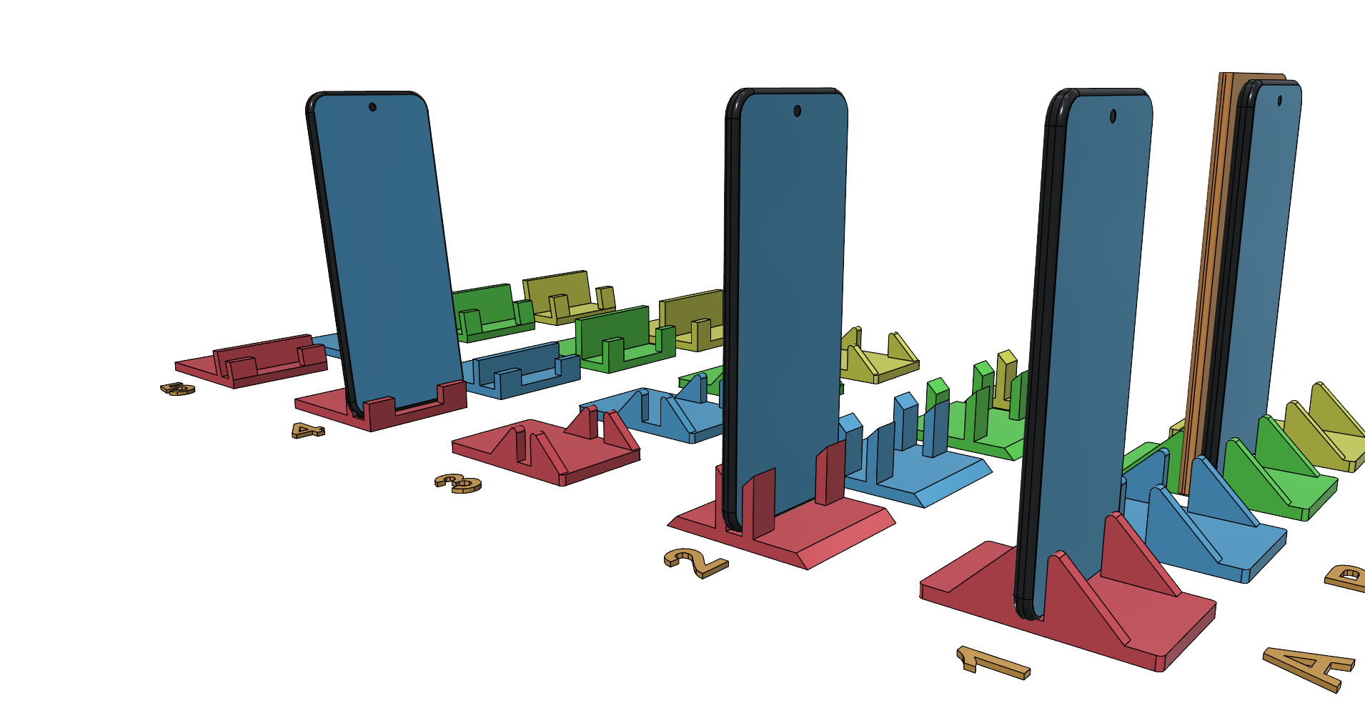 Phone stand phone stand by REDZC | Download free STL model | Printables.com