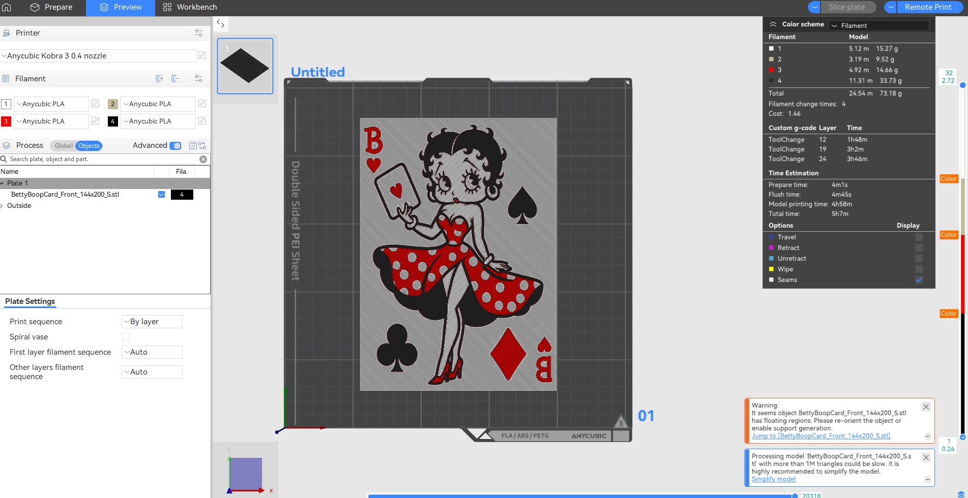 Betty Boop Card by NoProblem | Download free STL model | Printables.com
