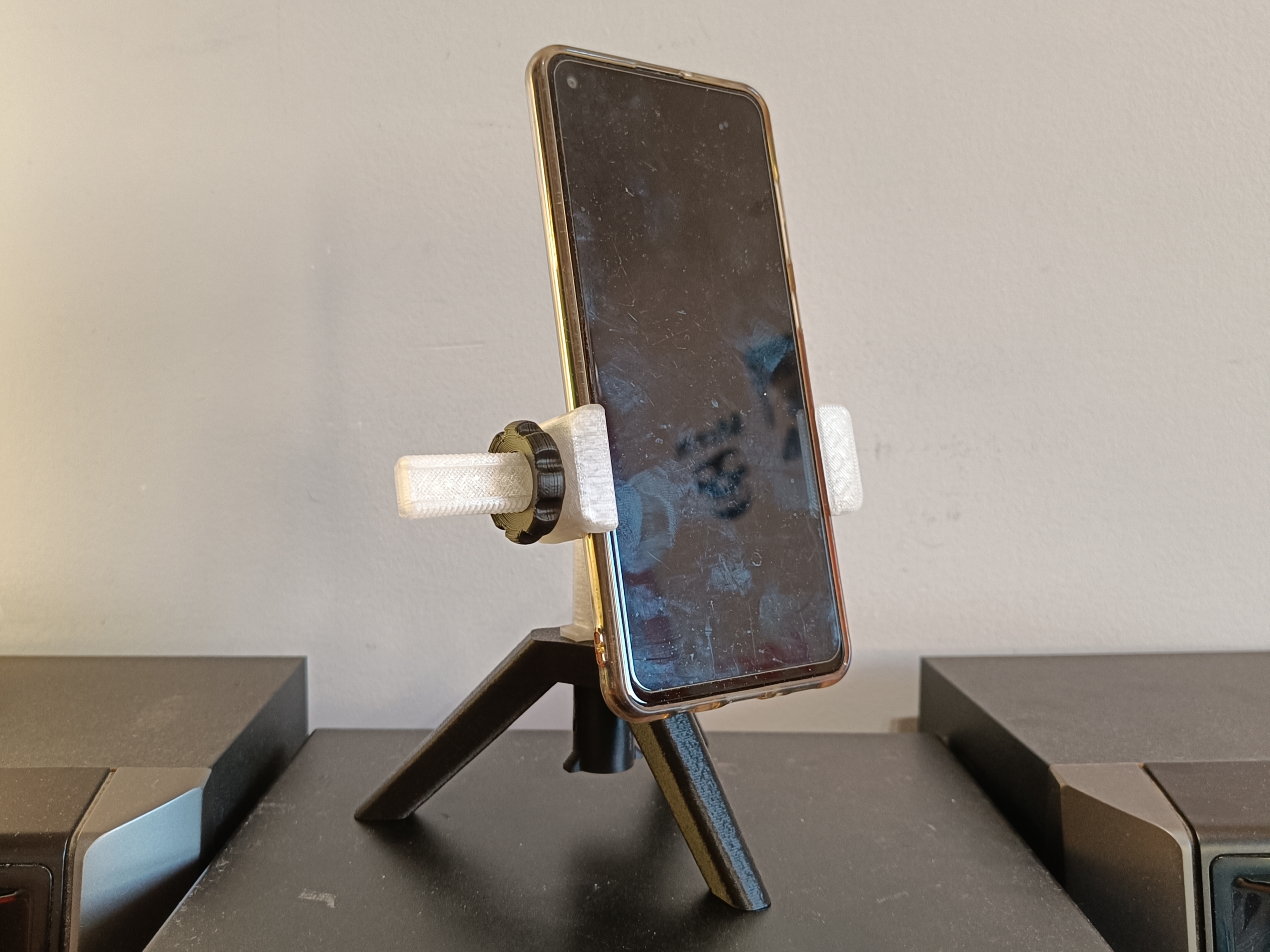 Pentapod Phone Stand | Improved by telepath | Download free STL model ...