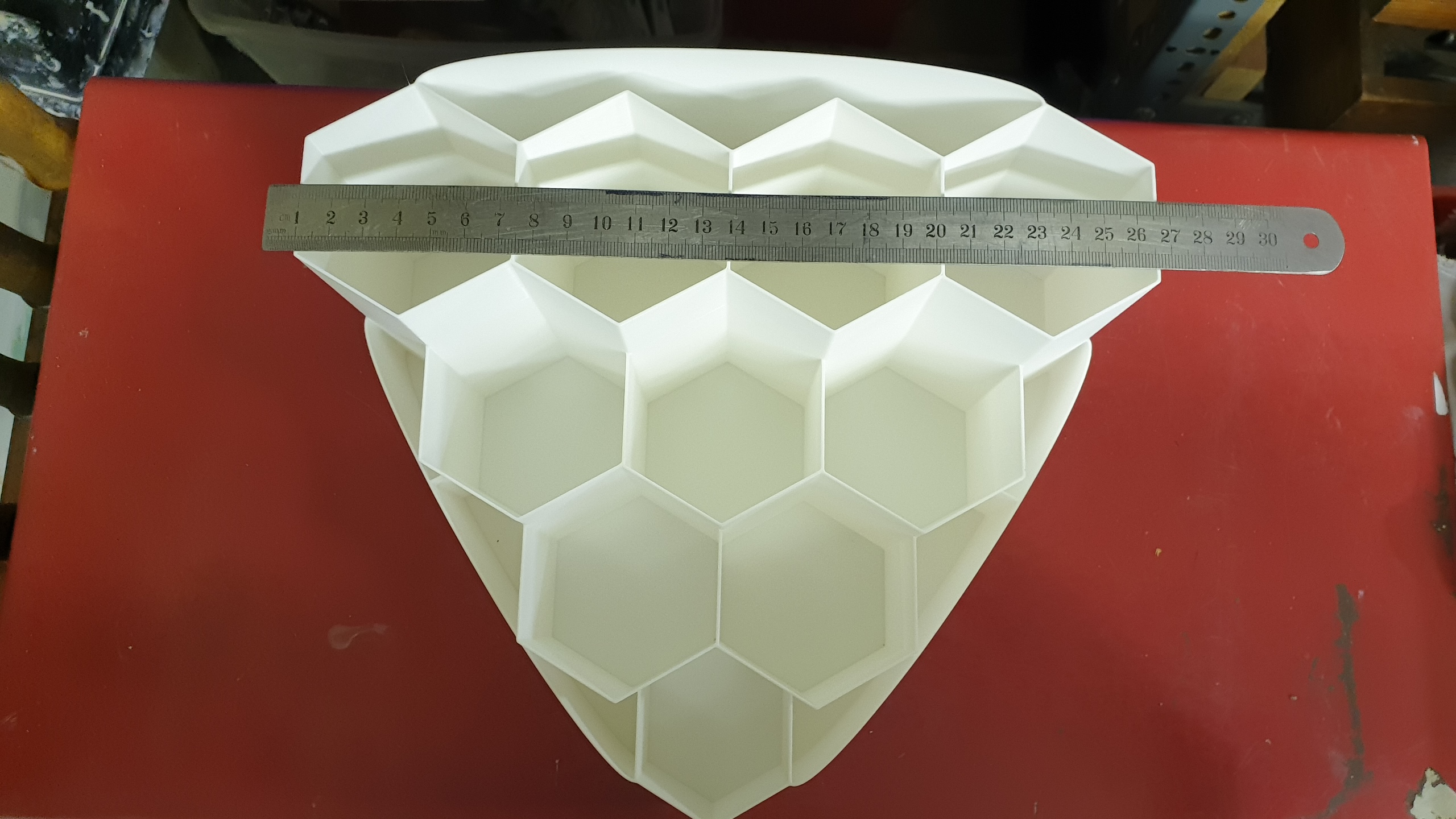 Large Hexagonal Desk Organiser/Organizer by Deecee | Download free STL ...