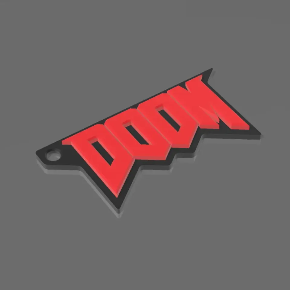 Doom Keychain by Gustavo Rezende | Download free STL model | Printables.com