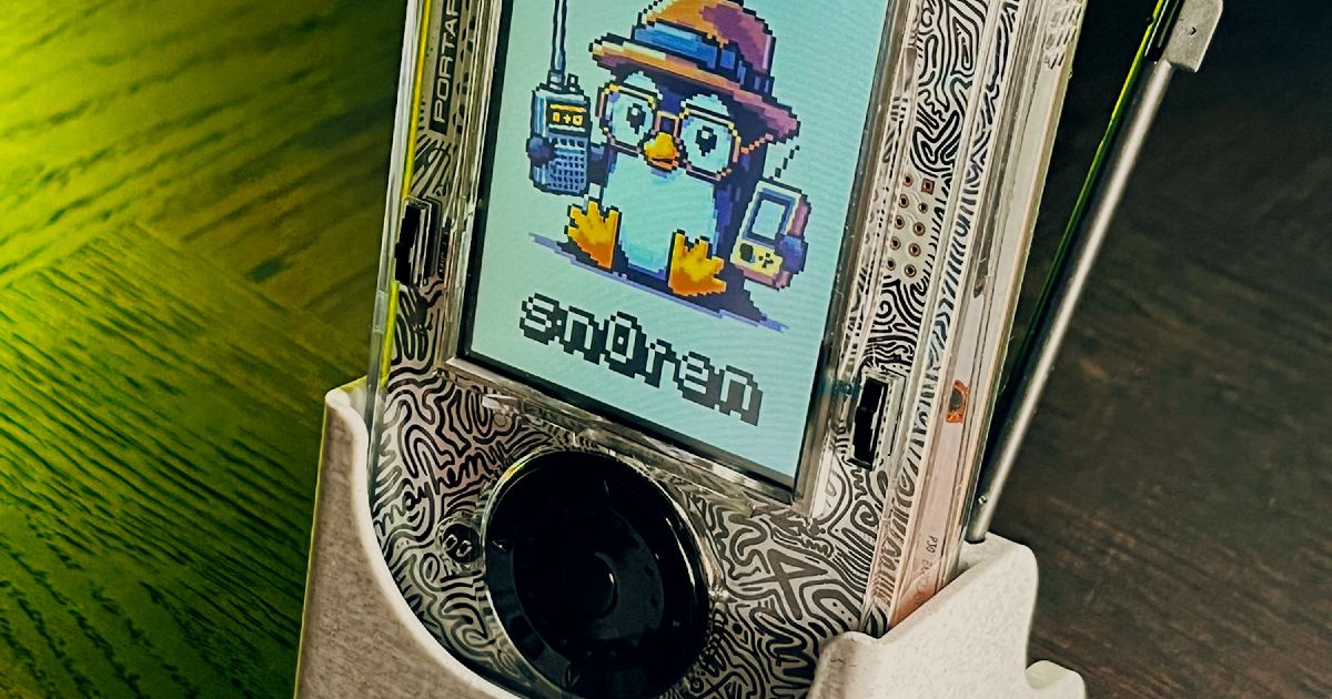 Hackrf Portapack H4m Stand Von Sn0ren Kostenloses Stl Modell Herunterladen