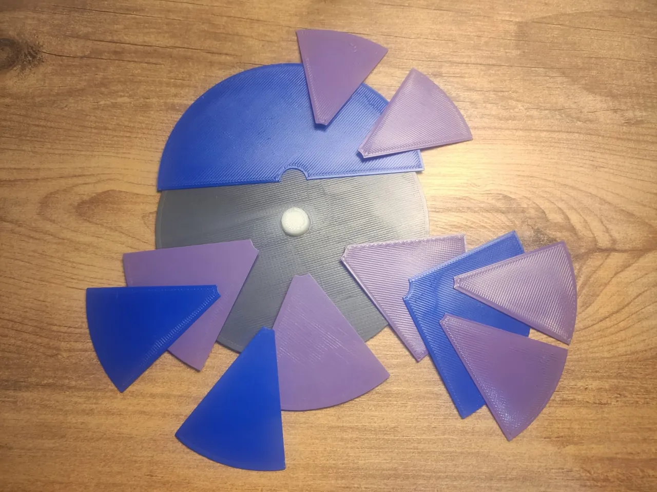 Fraction Pie by Kemal Fırat | Download free STL model | Printables.com