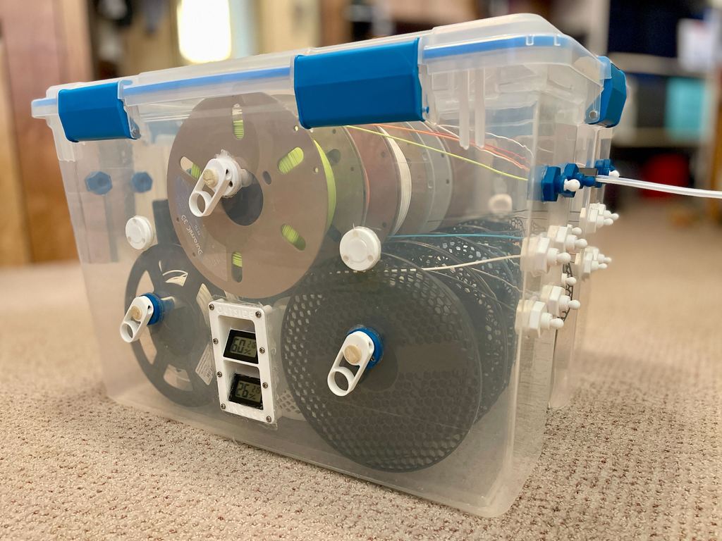 Filament Dry Box with Inside/Outside Humidity Sensor - Almost Entirely ...
