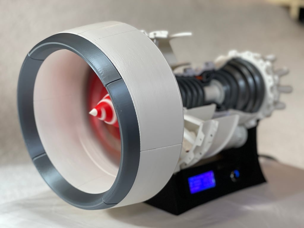 3D Printable Jet Engine - V3 Turbofan Driver (update complete) by ...