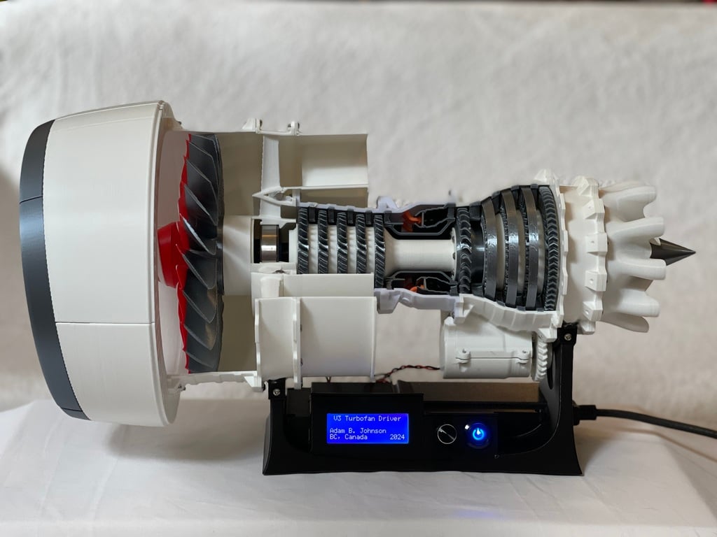 3D Printable Jet Engine - V3 Turbofan Driver (update complete) by ...