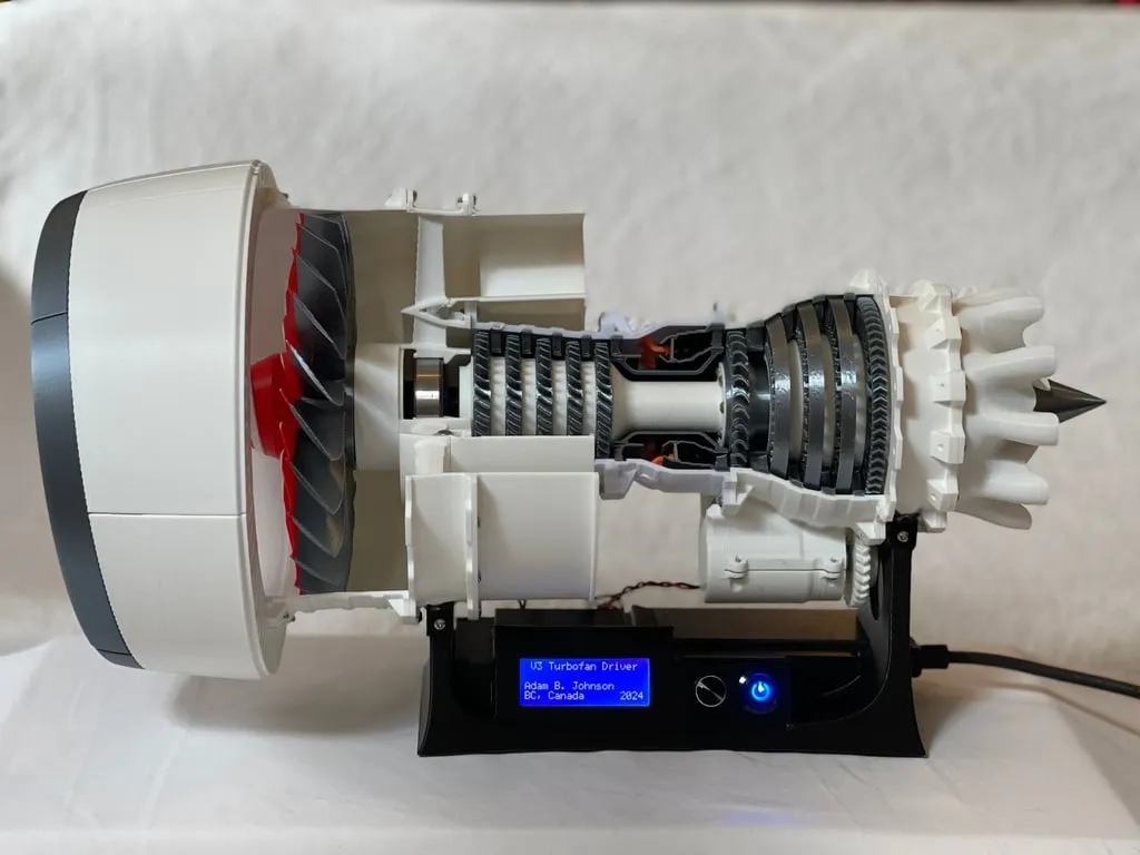3D Printable Jet Engine - V3 Turbofan Driver (update complete) by ...