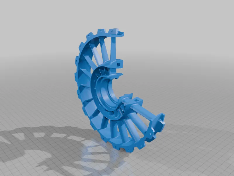 3D Printable Jet Engine - V3 Turbofan Driver (update complete) by ...