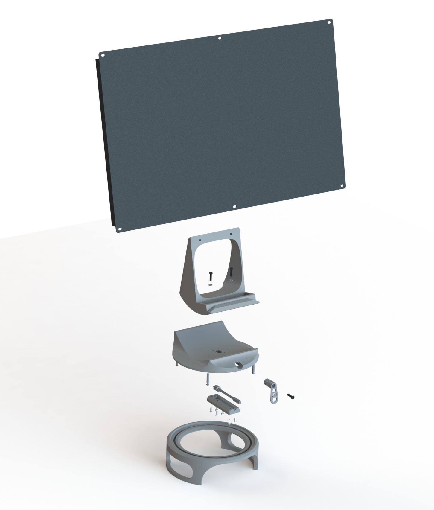 Adjustable Monitor Stand by Nairck | Download free STL model ...