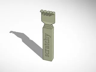 retractable back scratcher by Filament foundry | Download free STL ...