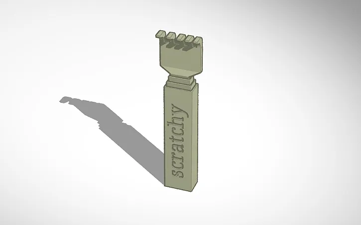 retractable back scratcher by Filament foundry | Download free STL ...