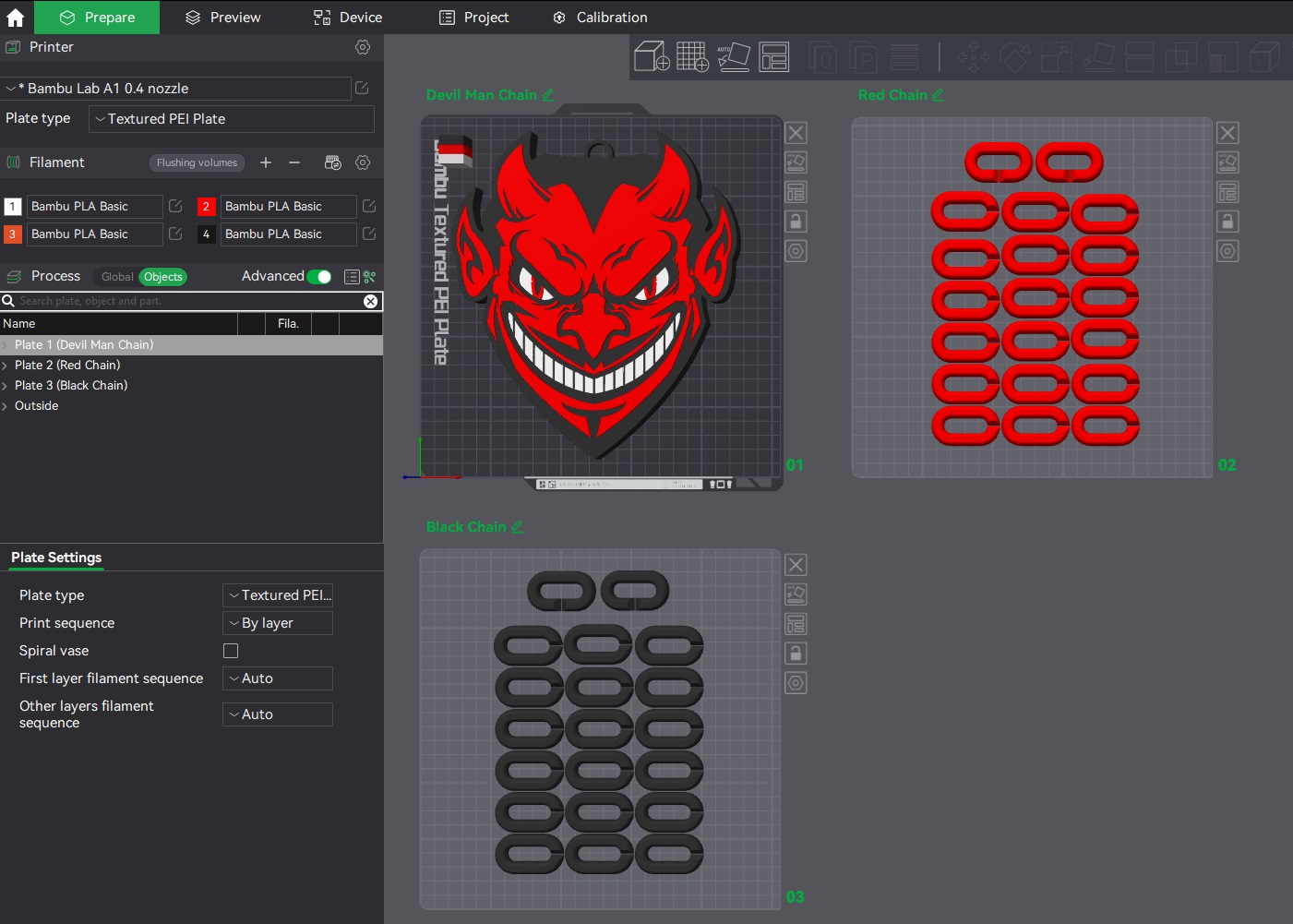 Halloween Devil Man Big Emblem with Chain Links by NoProblem | Download ...