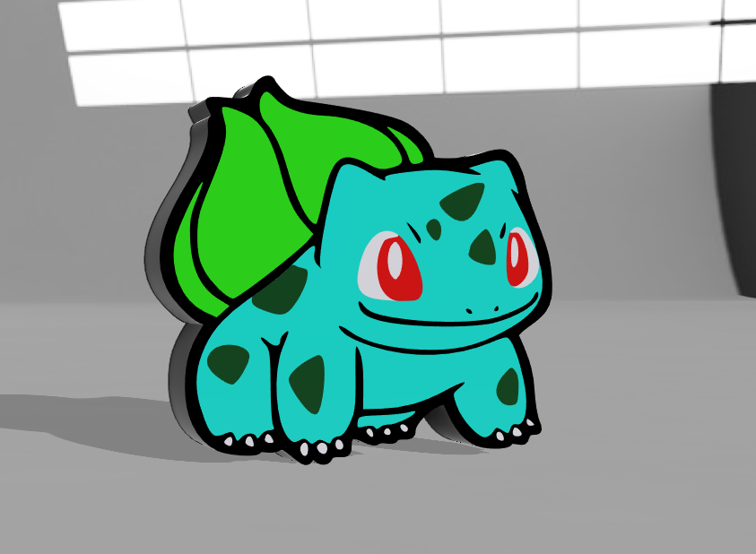 3d print Bulbasaur 001 Lightbox by RBR_Builds | Download free STL model ...