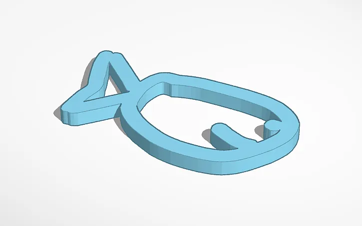 Basic Fish 2 by Spencer12 | Download free STL model | Printables.com