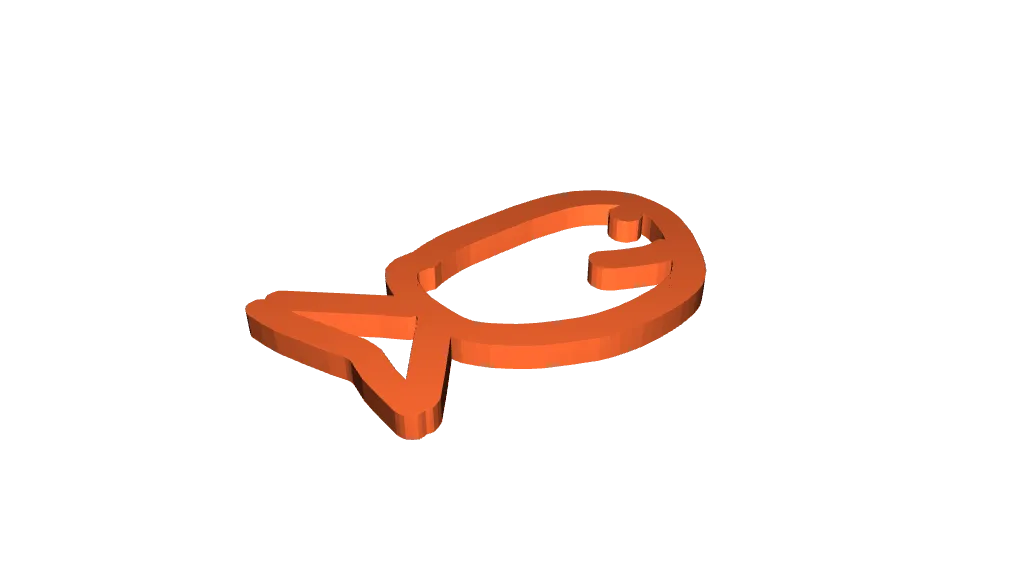 Basic Fish 2 by Spencer12 | Download free STL model | Printables.com