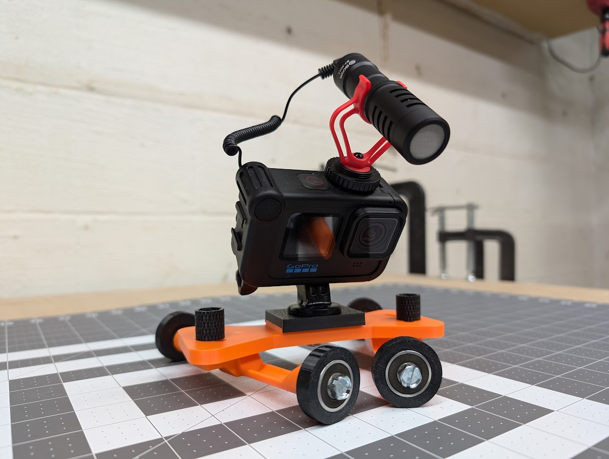Mini Table Dolly For Small Cameras & Phones by CF-Builds | Download ...
