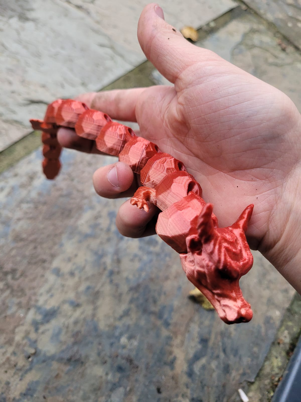 Articulated dragon fidget von Cory Ward | Kostenloses STL-Modell ...