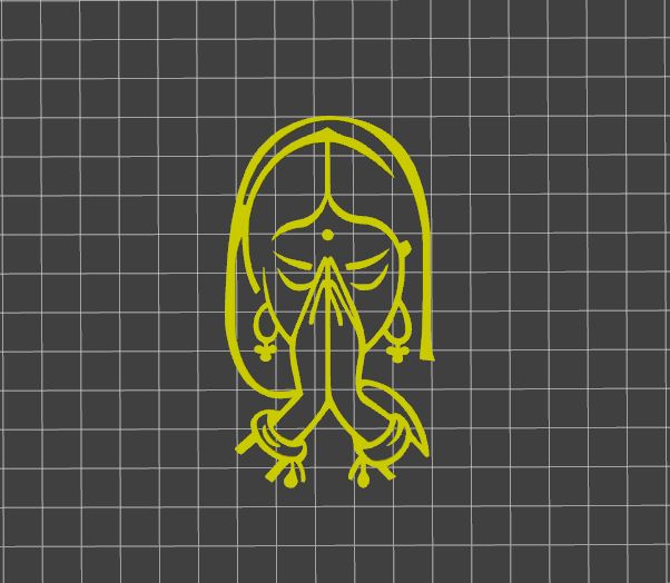 Namaste women by gourish | Download free STL model | Printables.com