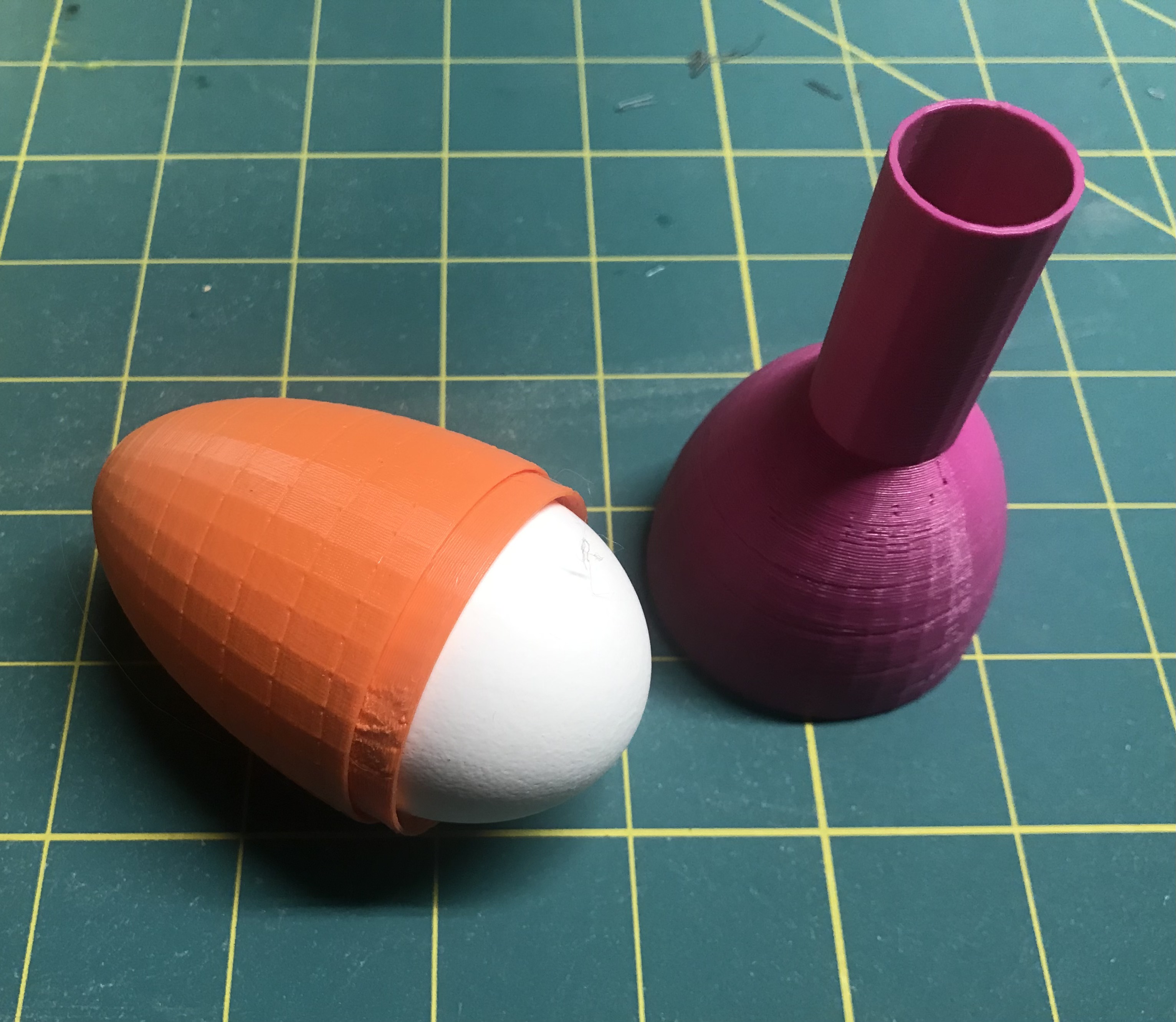 3D printed Egg Capsule for Model Rocketry. by jcieslak | Download free ...
