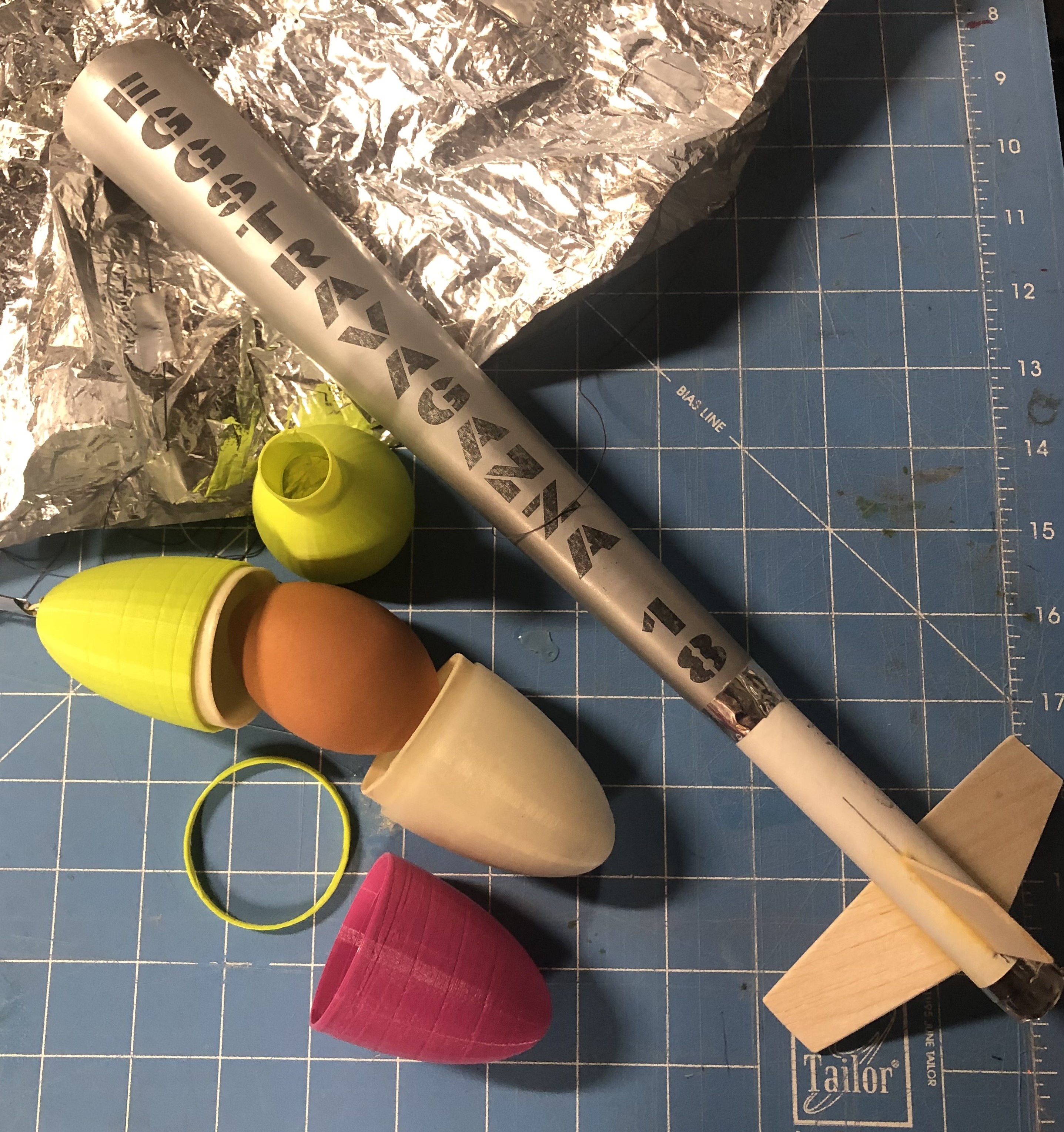 3D printed Egg Capsule for Model Rocketry. by jcieslak | Download free ...