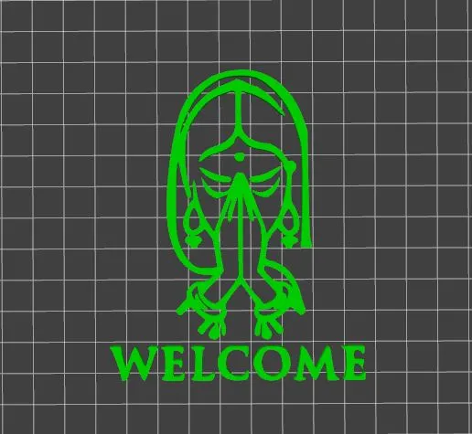 namaste women welcome by gourish | Download free STL model | Printables.com