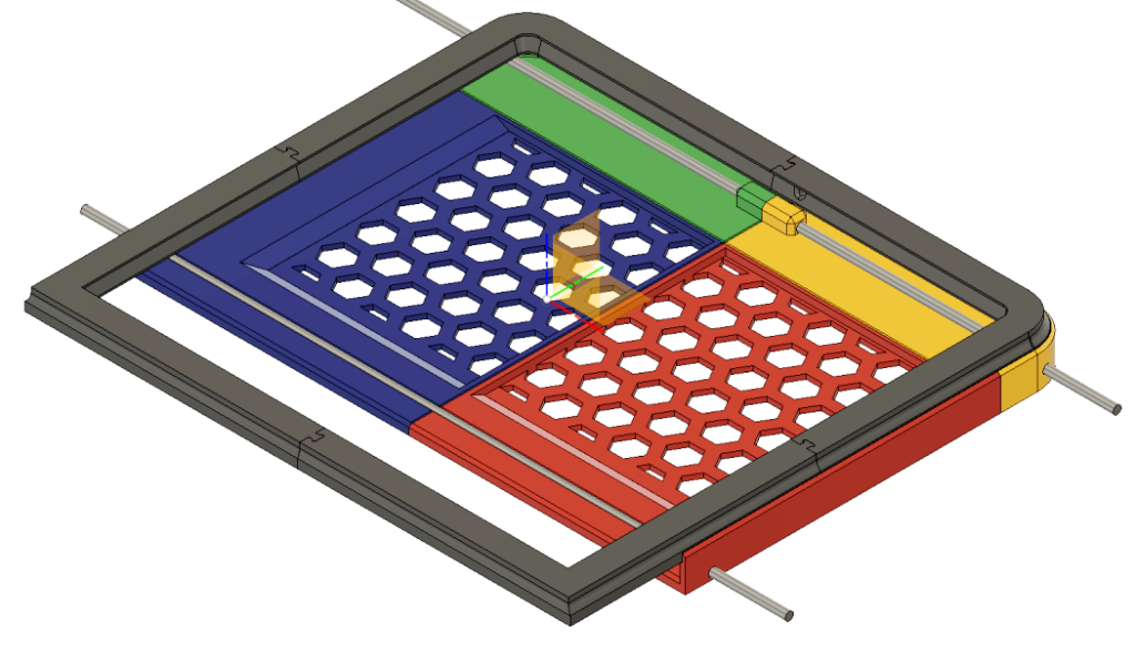 Bambu Lab X1 LED light frame with support for AMS by PavelD | Download ... Bambu Lab X1 LED light frame with support for AMS by PavelD | Download ...