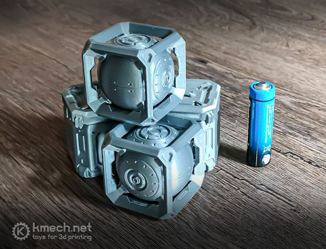 Scifi Box Sphere Container by Kmech Toys | Download free STL model ...