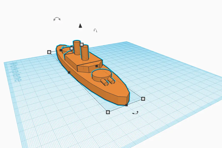 Uss Indiana simple battleship by Shawna Freeborn | Download free STL ...