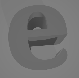 letra e by ivan blanco fernandez | Download free STL model | Printables.com