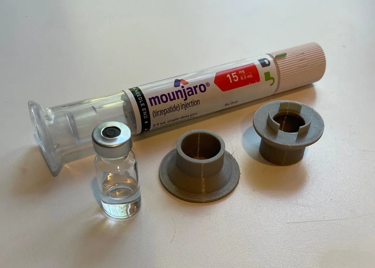 Mounjaro Vial Holder (Eli Lilly) by mfetting | Download free STL model ...