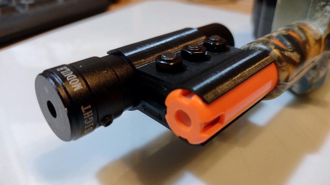 bugasalt laser holder bug-a-salt beam mount by mkrz | Download free STL ...