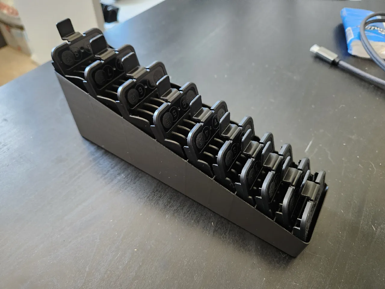 JRL clipper guards holder (10 slots) by RomanPL | Download free STL model | Printables.com