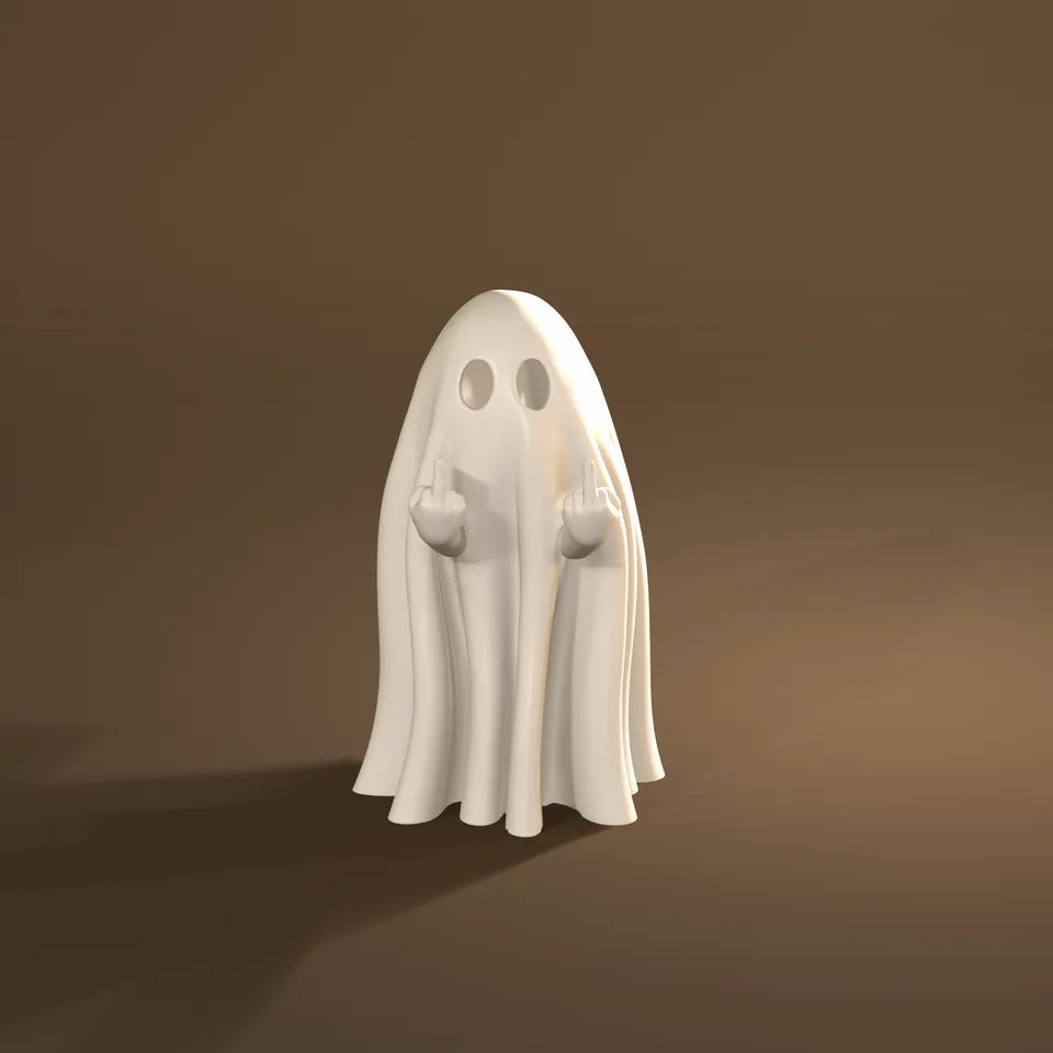 Rude ghost (updated) by Hold Ctrl | Download free STL model | Printables.com