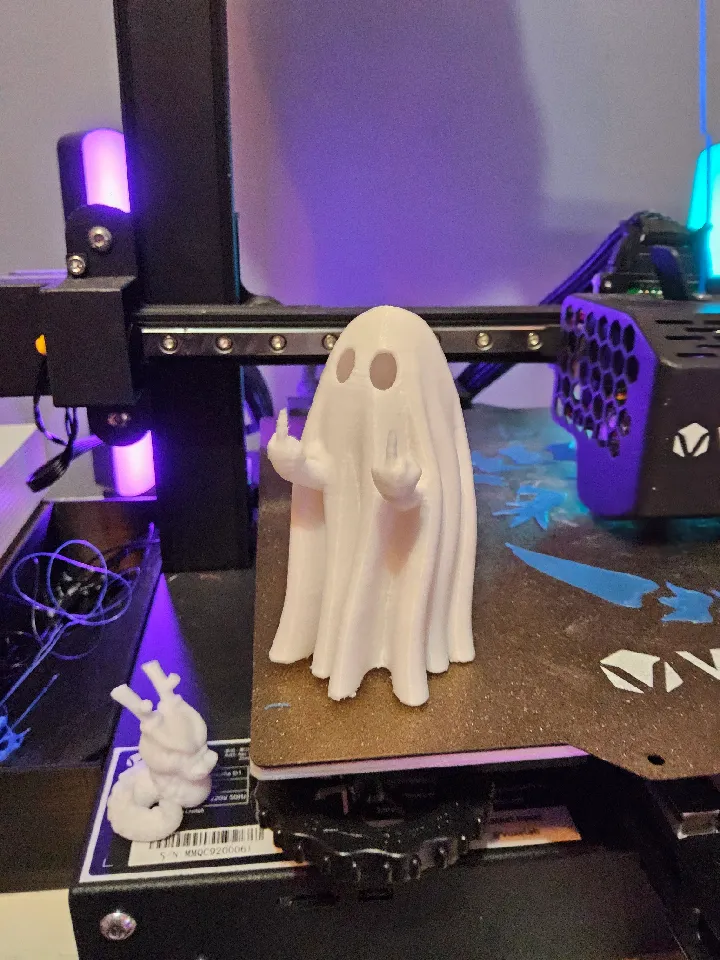 Rude ghost (updated) by Hold Ctrl | Download free STL model ...