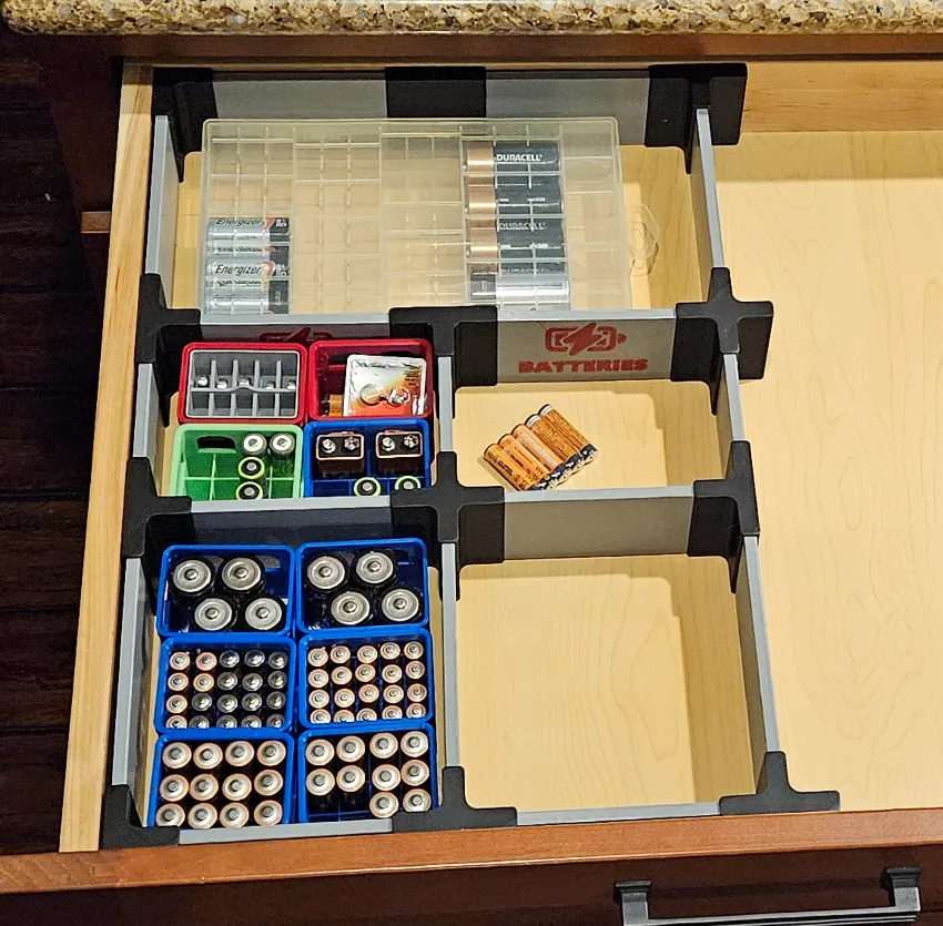 Modular Drawer Dividers Remixed for 3D Printed Dividers by Iceman ...