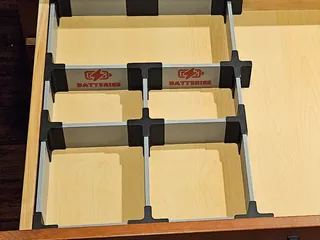 Modular Drawer Dividers Remixed for 3D Printed Dividers by Iceman ...