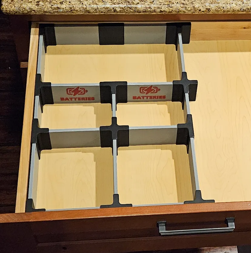 Modular Drawer Dividers Remixed for 3D Printed Dividers by Iceman ...